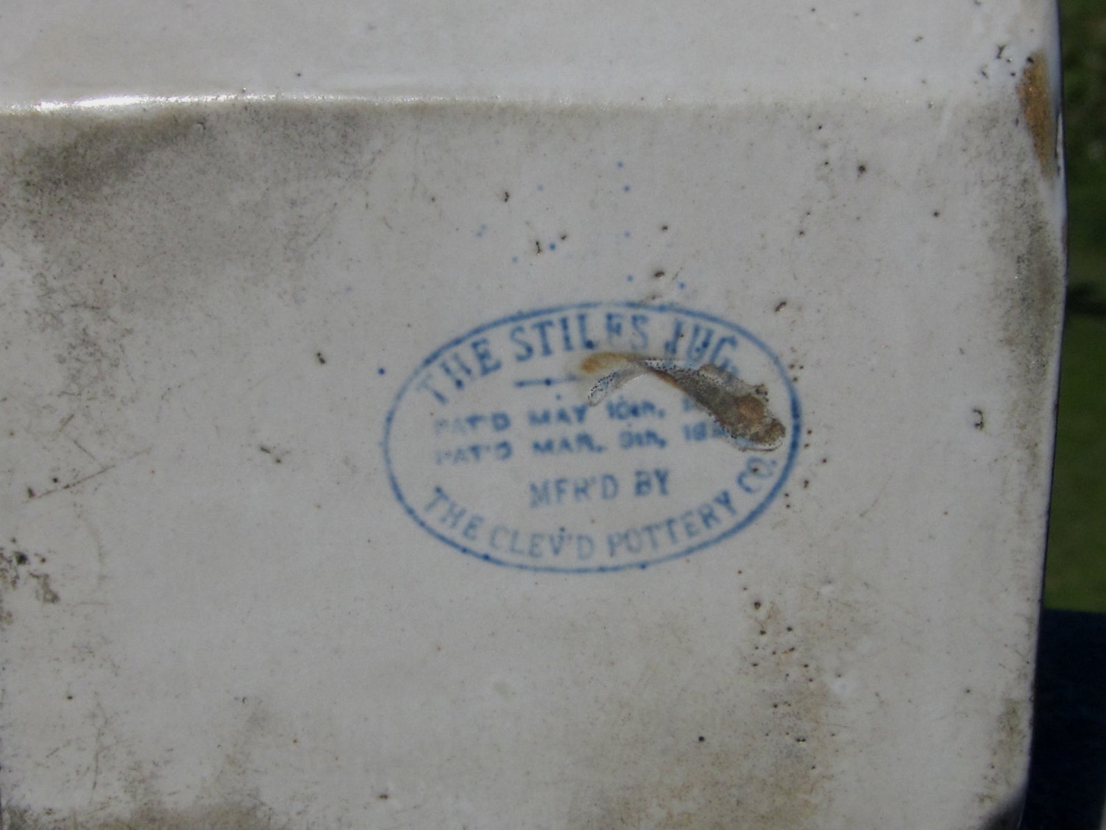 Cleveland Pottery Henry Stiles Rye Whiskey Stoneware Jug 1890 Era - Etsy