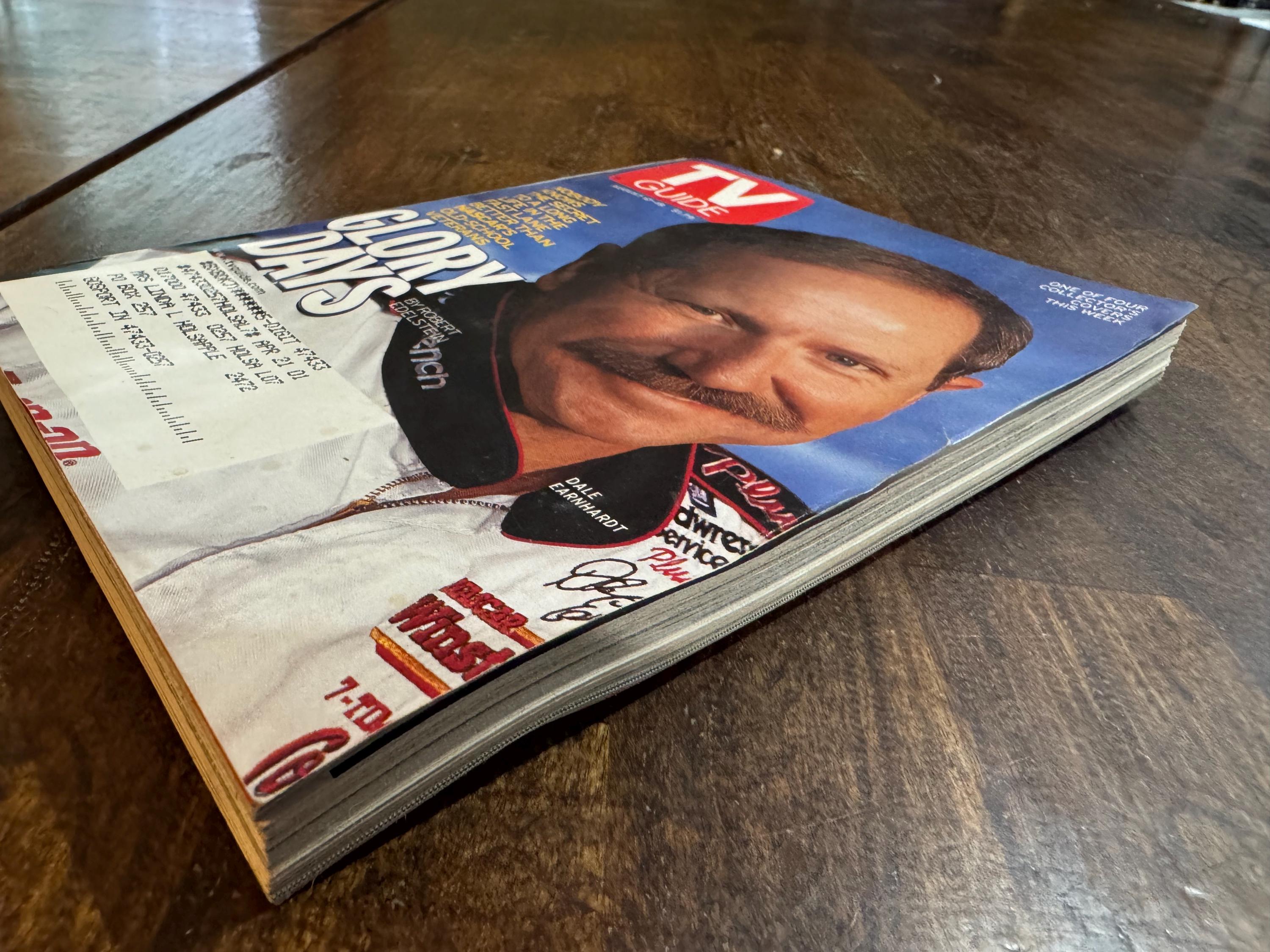 August 2000 TV Guide Dale Earnhardt Cover - Etsy