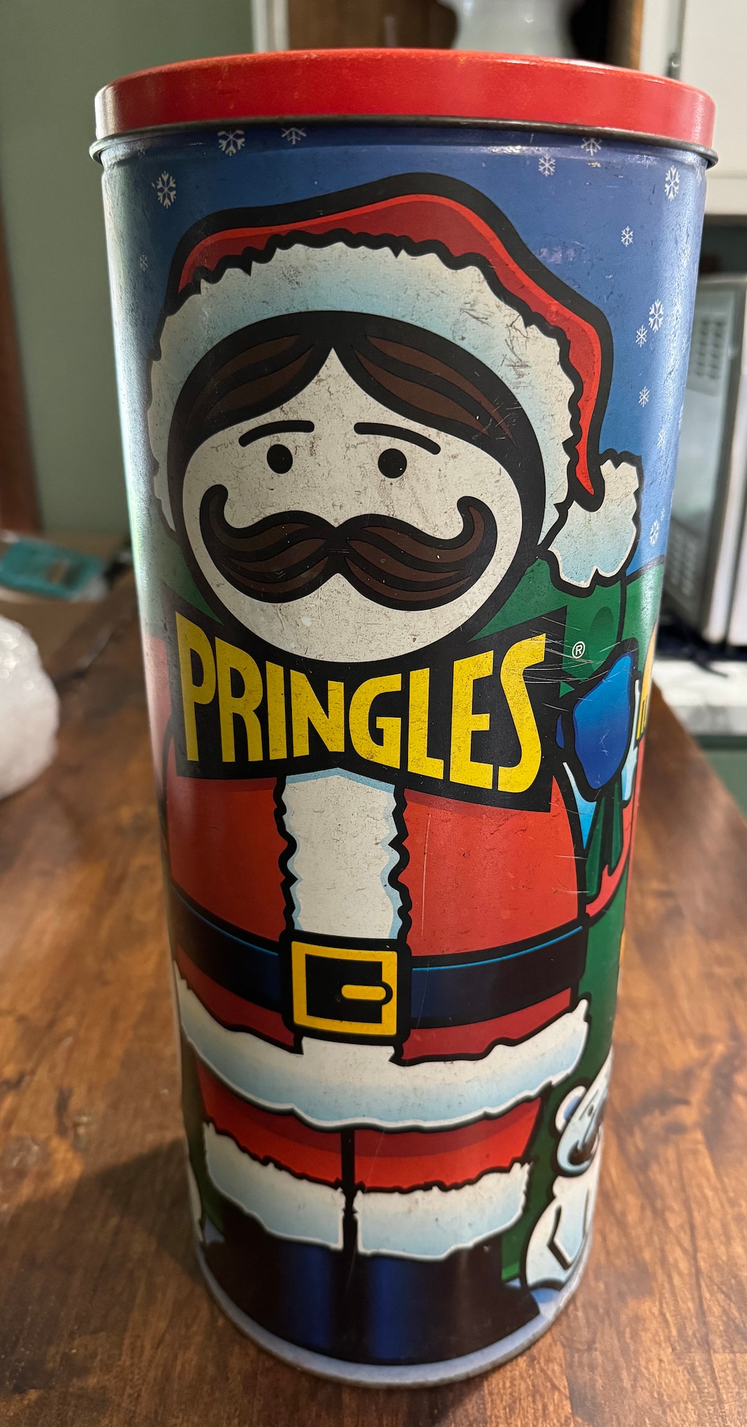 2000 Rare Huge Christmas Special Pringles Can Santa and Snowman - Etsy