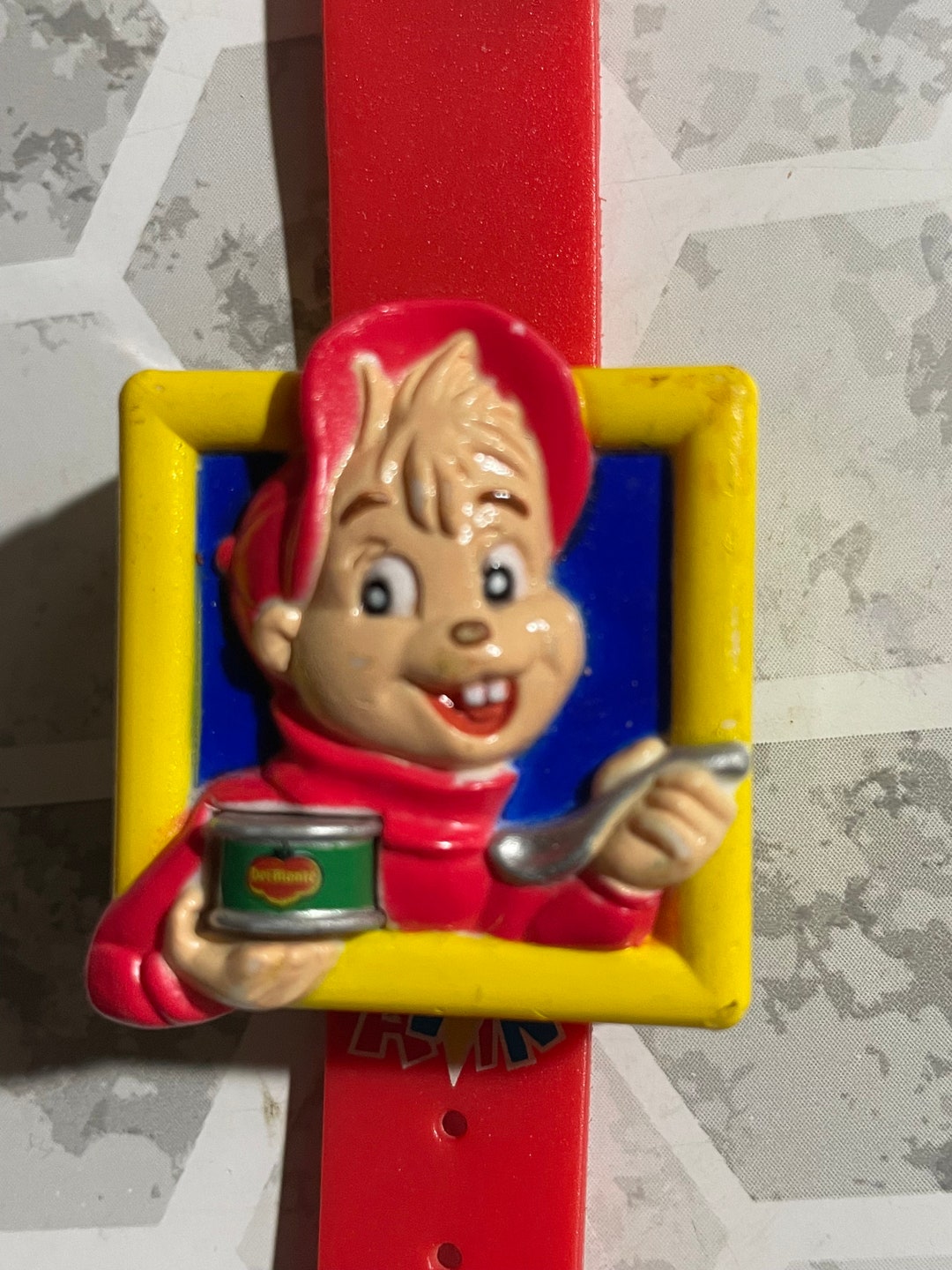 1991 Alvin the Chipmunk Del Monte Snack Cup Wrist Watch - Etsy