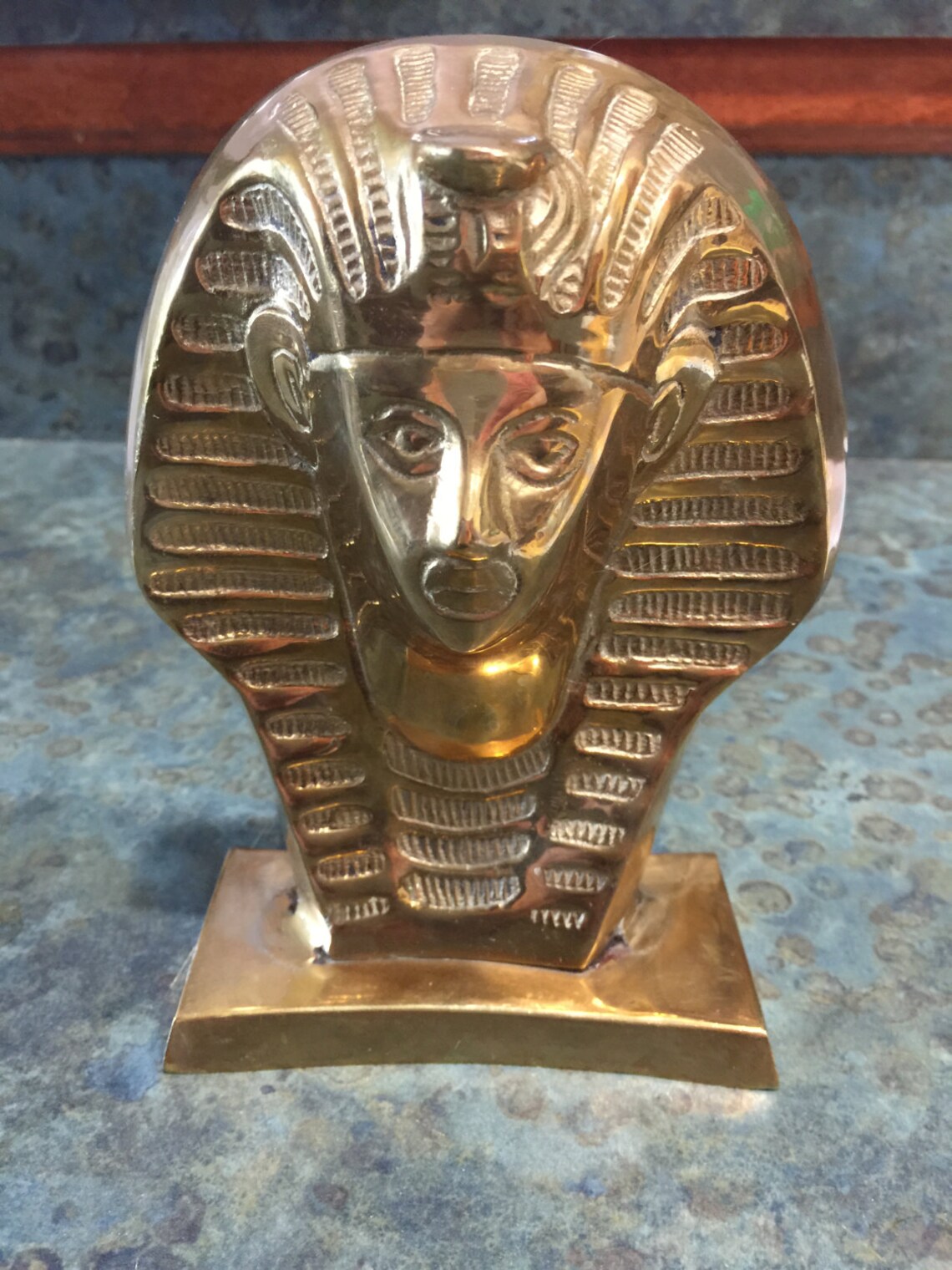 Brass Egyptian Pharaoh Sculpture - Etsy