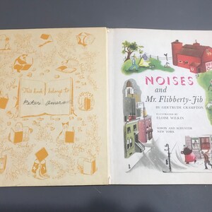 Rare 1947 Noises and Mr. Flibberty-fib Golden Book First Edition A - Etsy