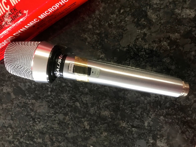 Qty of 2 Vintage Realistic Super Cardioid Dynamic Microphones - Etsy