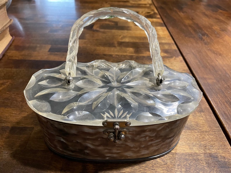 1950's Charles Kahn Lucite Purse - Etsy