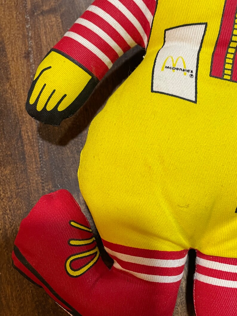 1984 Ronald Mcdonald 12 Inch Cloth Plush Doll - Etsy
