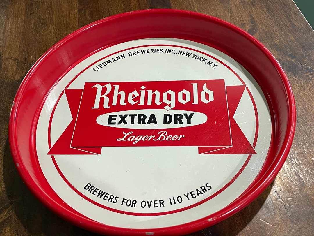 1970's Rheingold Extra Dry Lager Beer Tray - Etsy