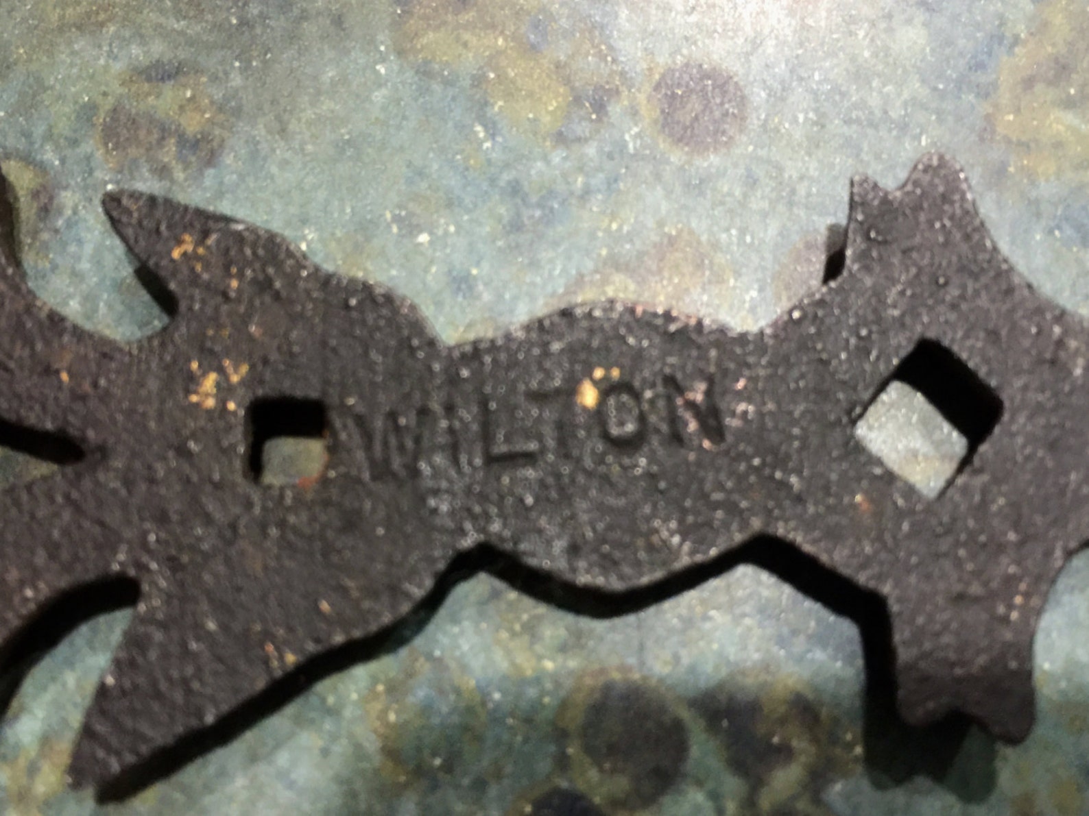 Vintage Small Wilton Painted Cast Iron Trivet 5 1/4 Inch 1950 | Etsy