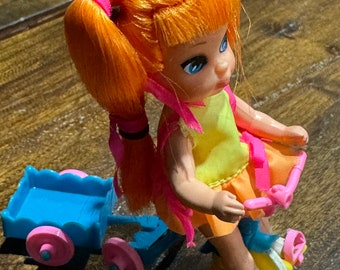 1967 Mattel Skediddle Kiddles Tracy Trikediddle Doll Trike Wagon Etc ...