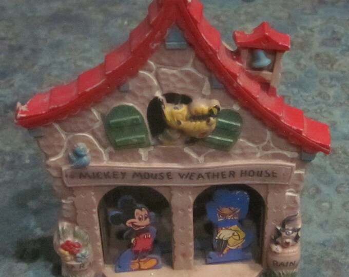 Mickey Mouse Donald Duck Weather Forecaster Weather House 1948 - Etsy