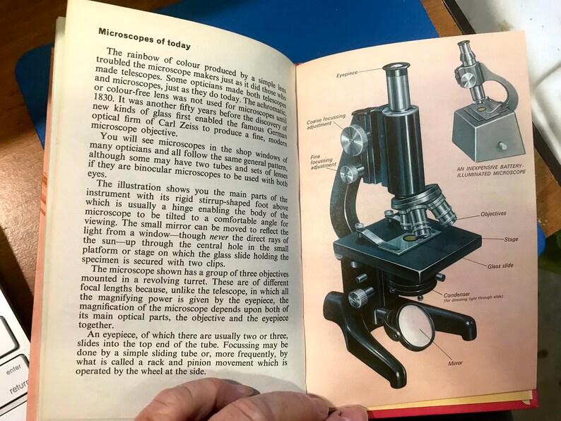 Vintage 1971 the Telescope and Microscope a Ladybird Book | Etsy