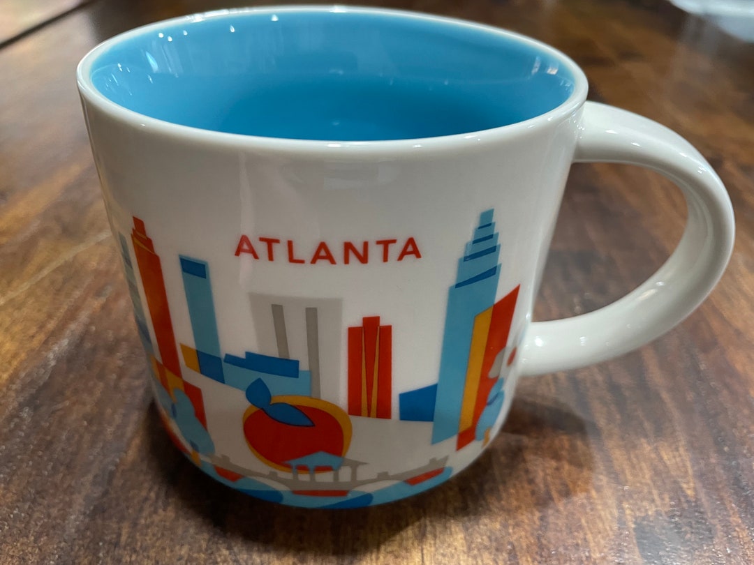 Vintage Atlanta Starbucks Large Coffee Mug - Etsy