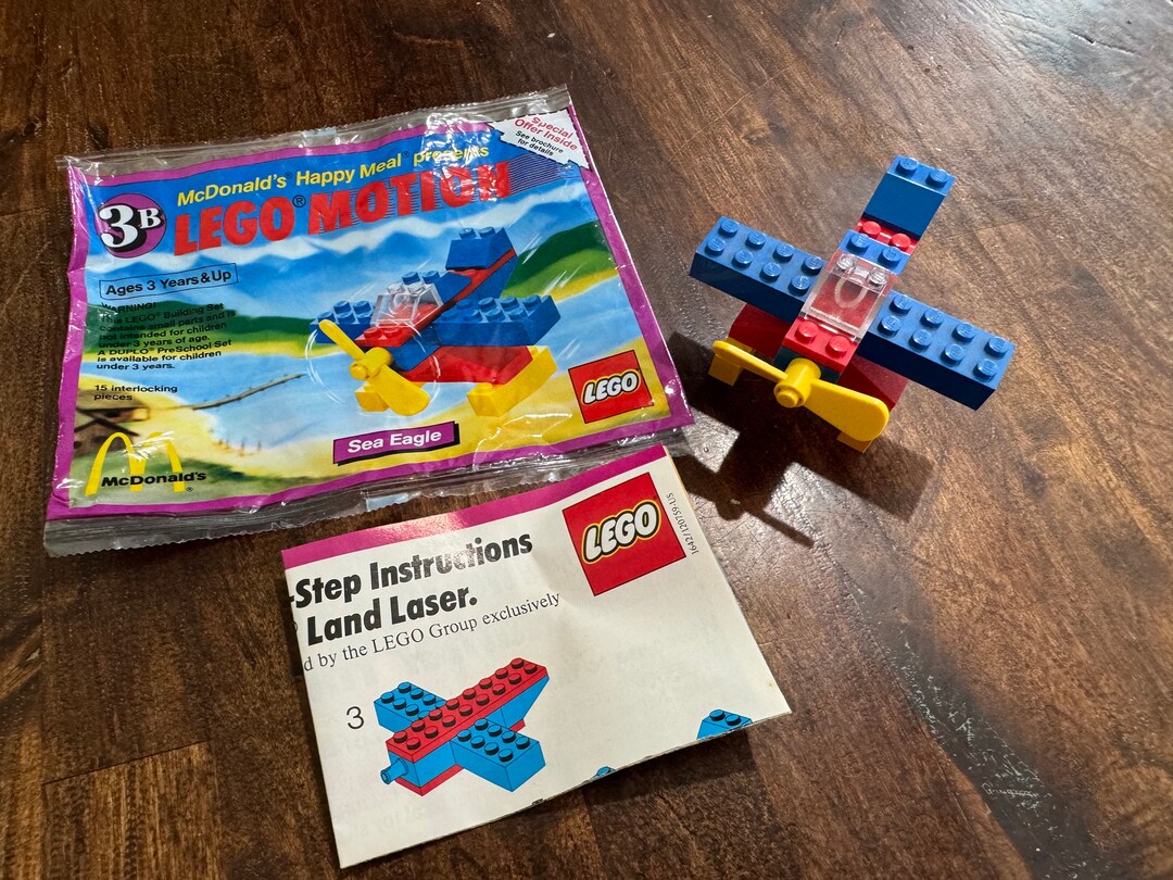 1989 Mcd Mcdonald's Lego Motion No 3B Sea Eagle - Etsy