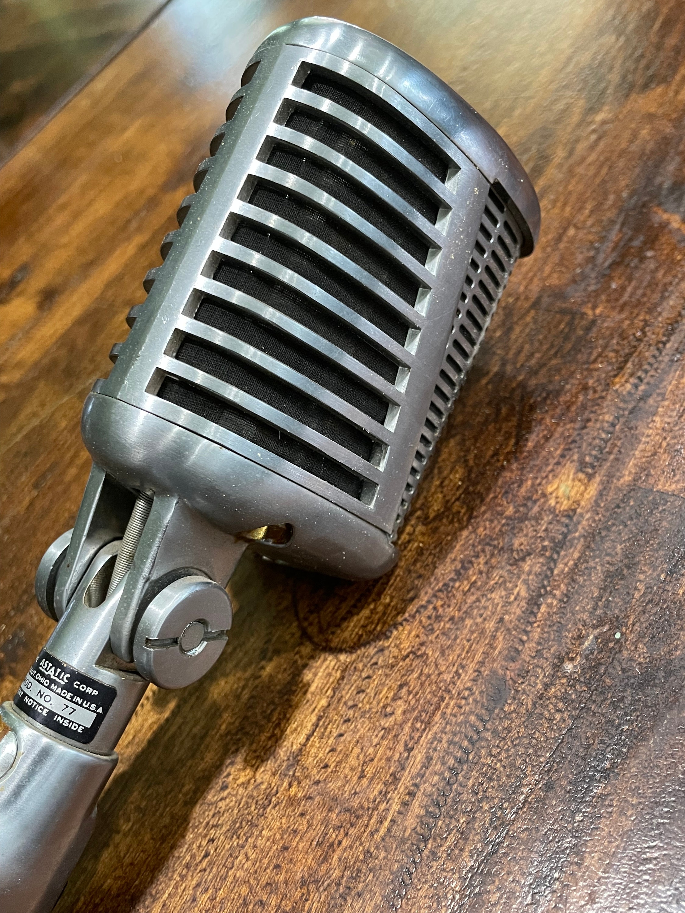 Microphones Vintage 1950's Astatic 77A Microphone Model No 77 with 3 ...