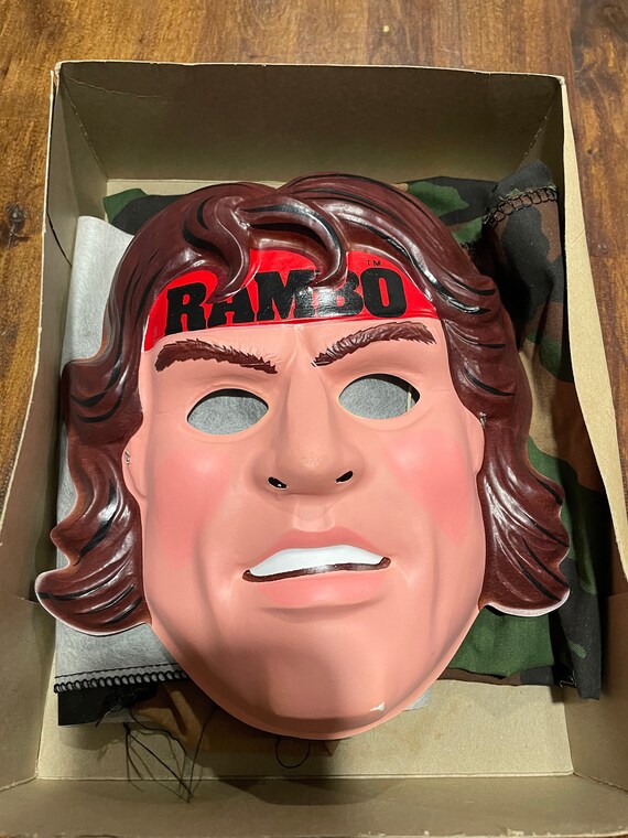 1986 Rare Collegeville Rambo Halloween Costume in Box - Gem