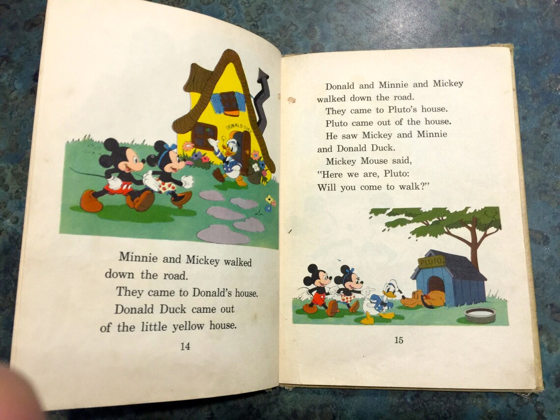 1940 Mickey Mouse Reader First Edition "here They Are" Illustrated by ...
