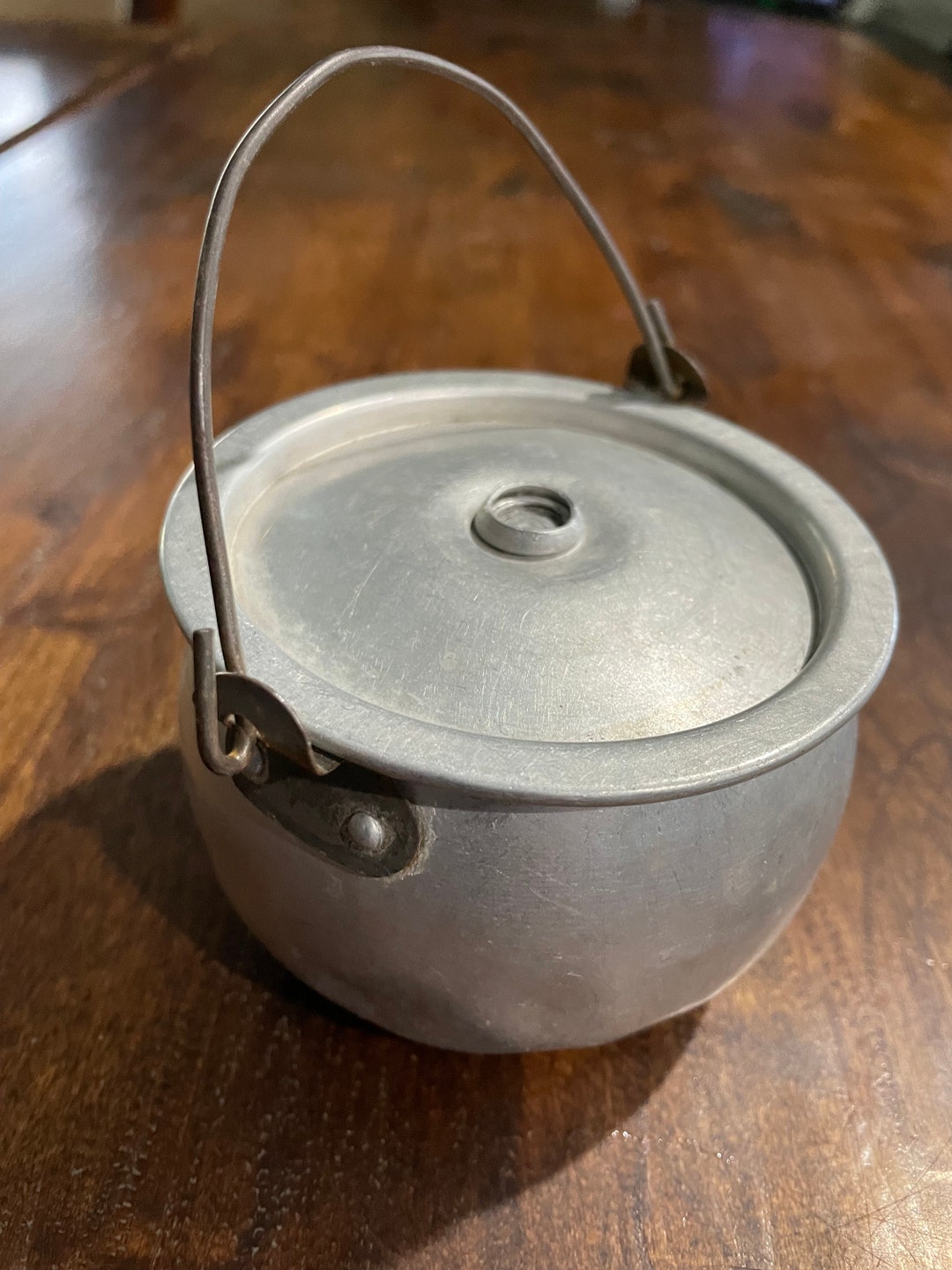 Vintage 1950's Child's Toy Tin Cooking Pot With Lid and Bail Handle - Etsy
