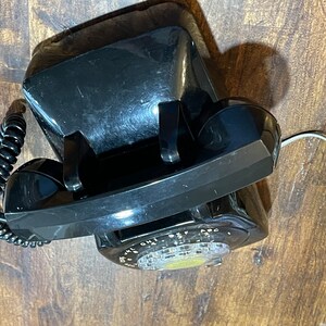 1982 Automatic Electric Black Rotary Telephone - Etsy