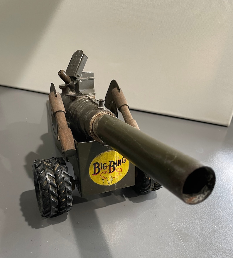 1950's Big Bang Toy Cannon 17 1/2 Inches | Etsy