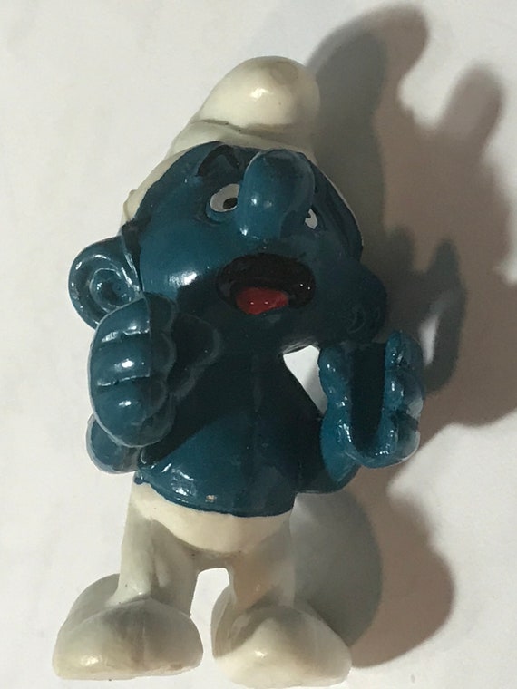 1980 Prisoner Smurf PVC Figure | Etsy
