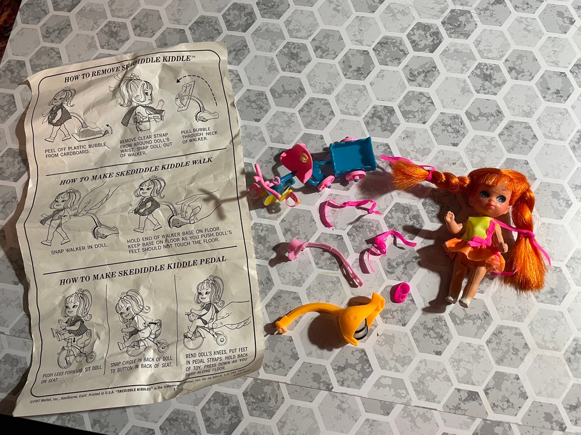 1967 Mattel Skediddle Kiddles Tracy Trikediddle Doll Trike - Etsy