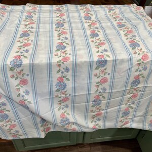 1970s Springs Industries Floral Double Flat Bed Sheet - Etsy