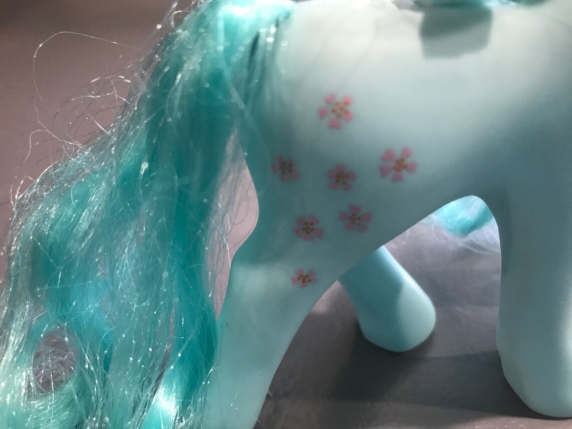 1986 G1 MLP Flutter Wings Pony Peach Blossom - Etsy