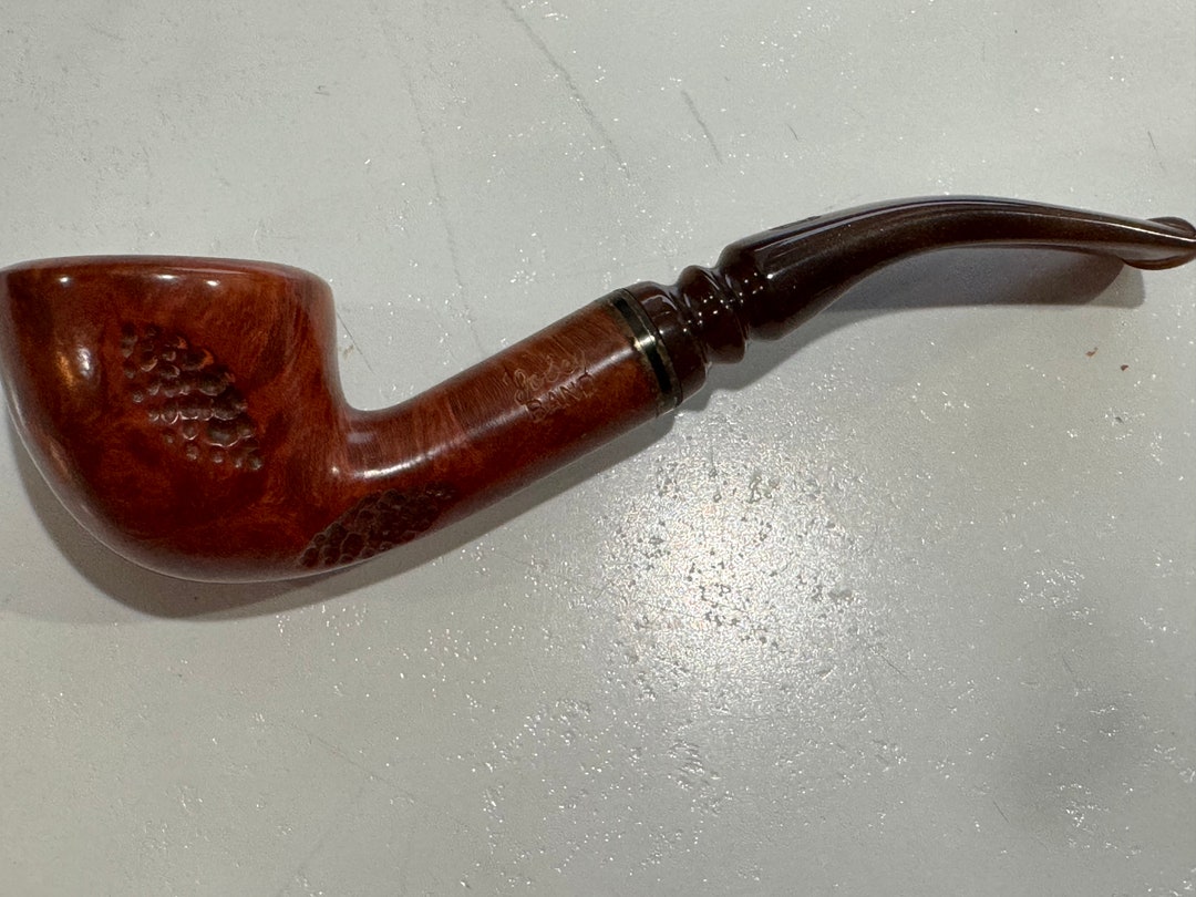 1970's No. 970 Jobey Band Pipe Bent Stem Carved "nice" - Etsy