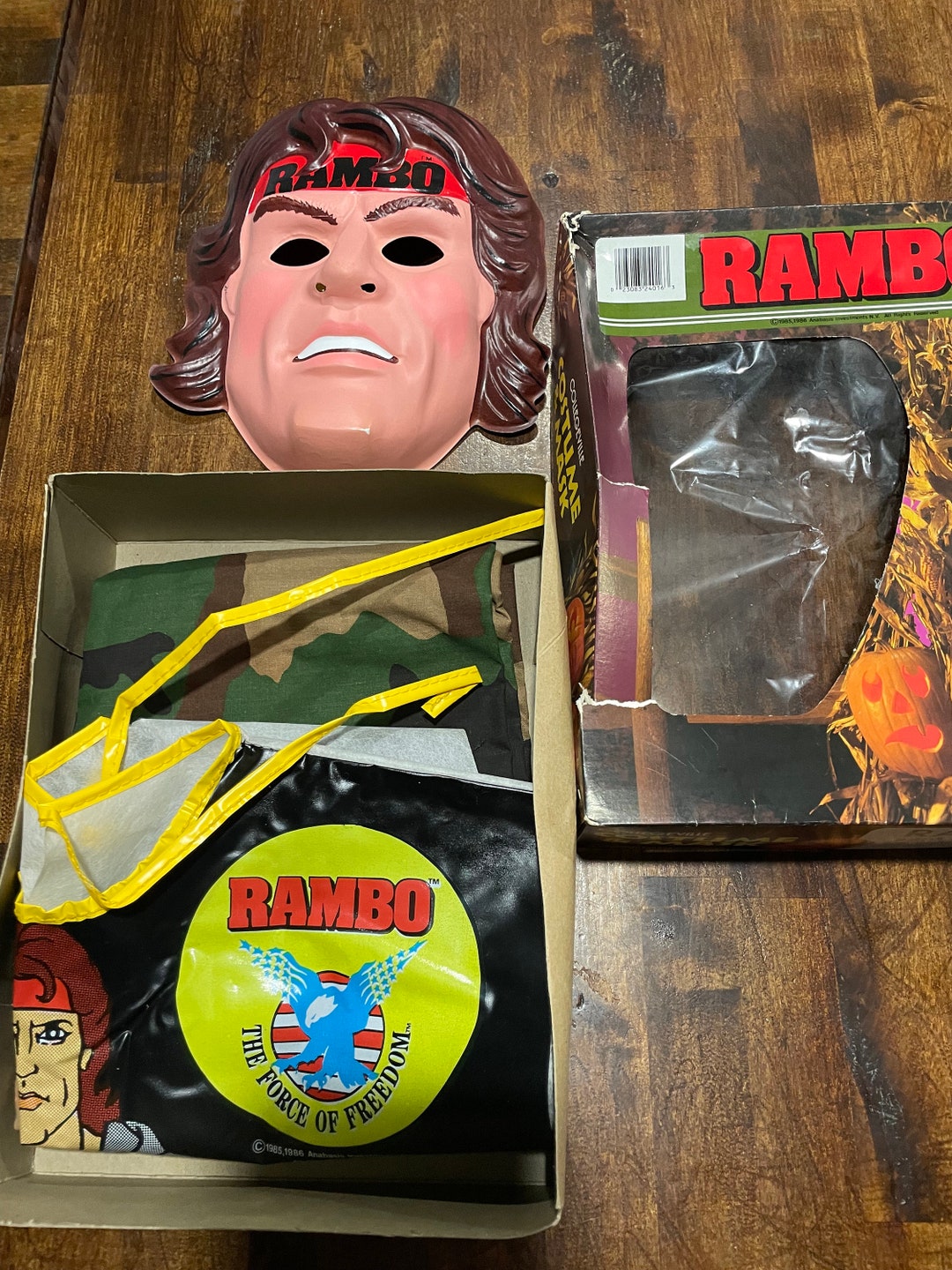 1986 Rare Collegeville Rambo Halloween Costume in Box - Etsy