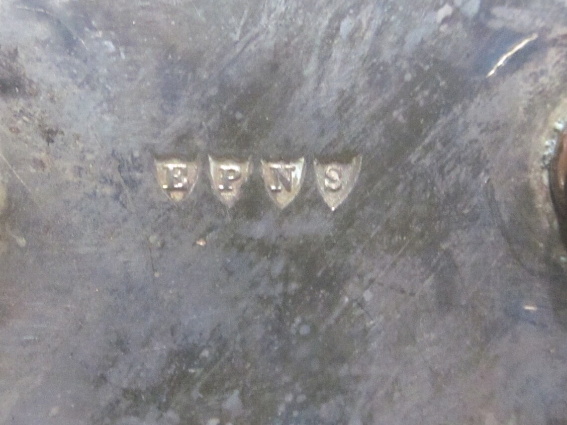 Vintage EPNS (electric Plate Nickel Silver) Egg Cup Set on Tray 1940 ...