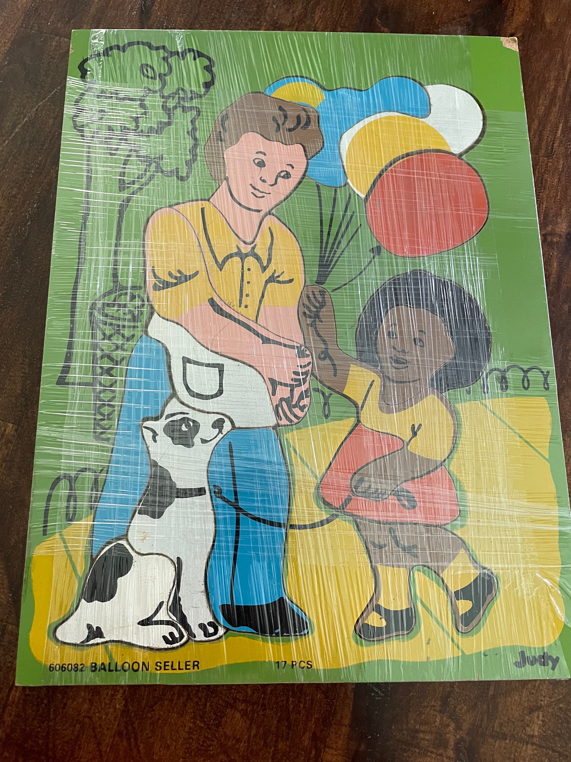 Vtg Wooden Tray Children’s Puzzle 70’s Judy Instructo Pets 5 Pcs ...