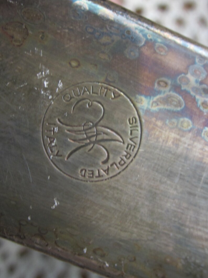 William Adams Silverplate Napkin Holder Made in Italy - Etsy