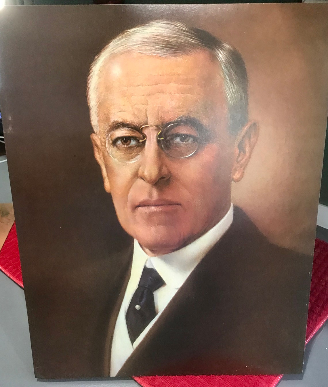 28th President Woodrow Wilson Color Portrait 11 X 14 Published - Etsy