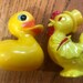 Qty of 2 Vintage Celluloid Duck and Chicken Rattle Toys - Etsy