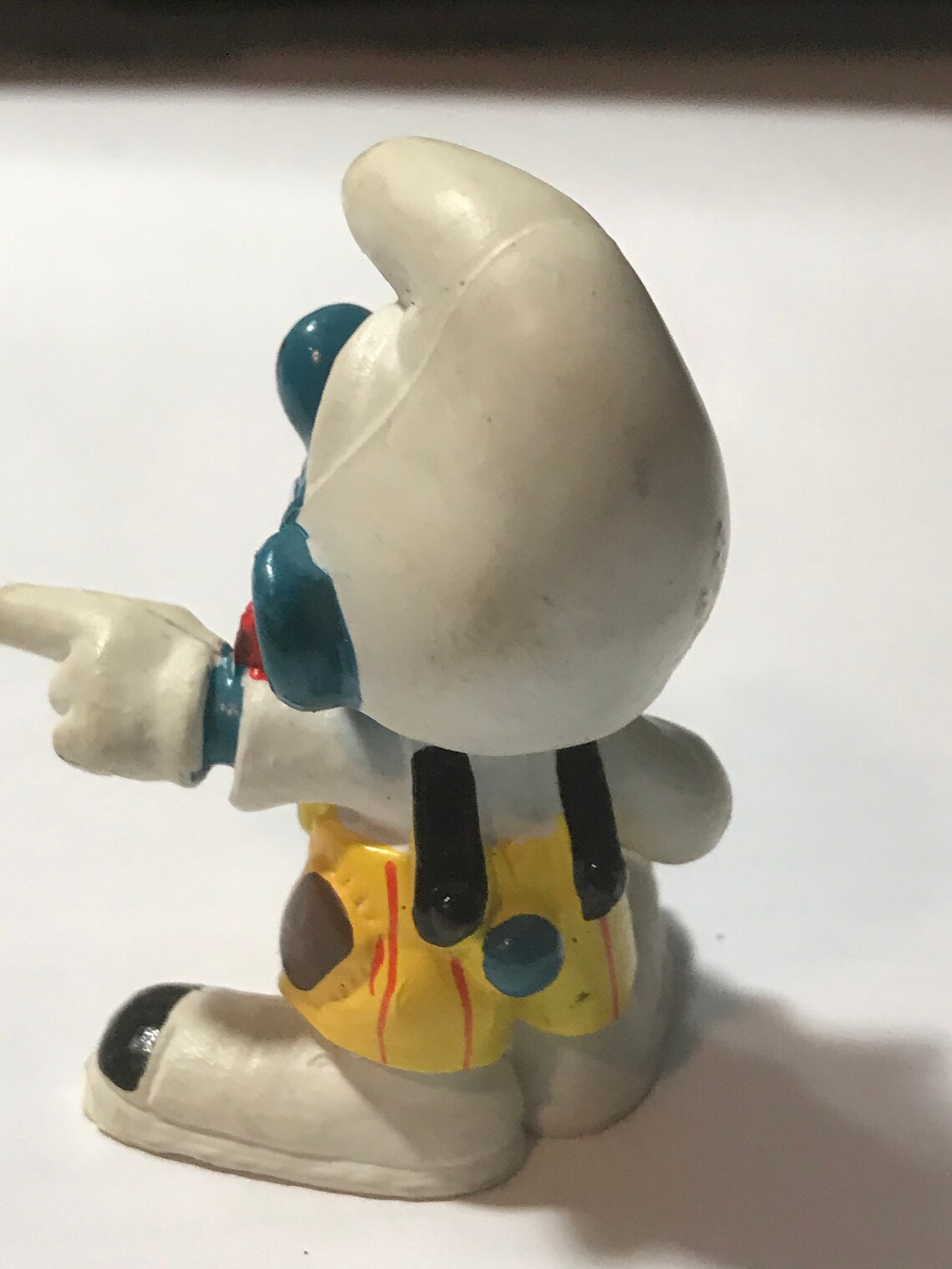 Smurf Clown PVC Toy Figurine 1978 | Etsy