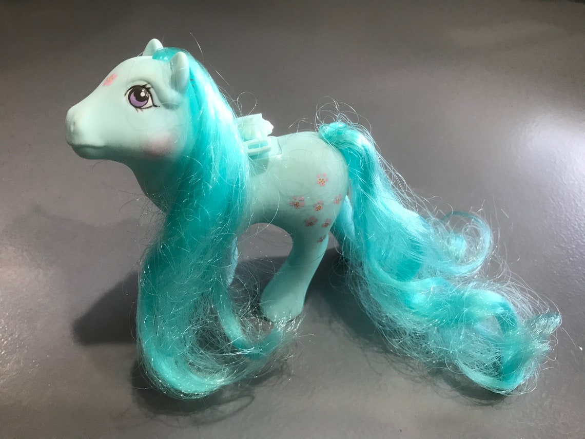 1986 G1 MLP Flutter Wings Pony Peach Blossom - Etsy
