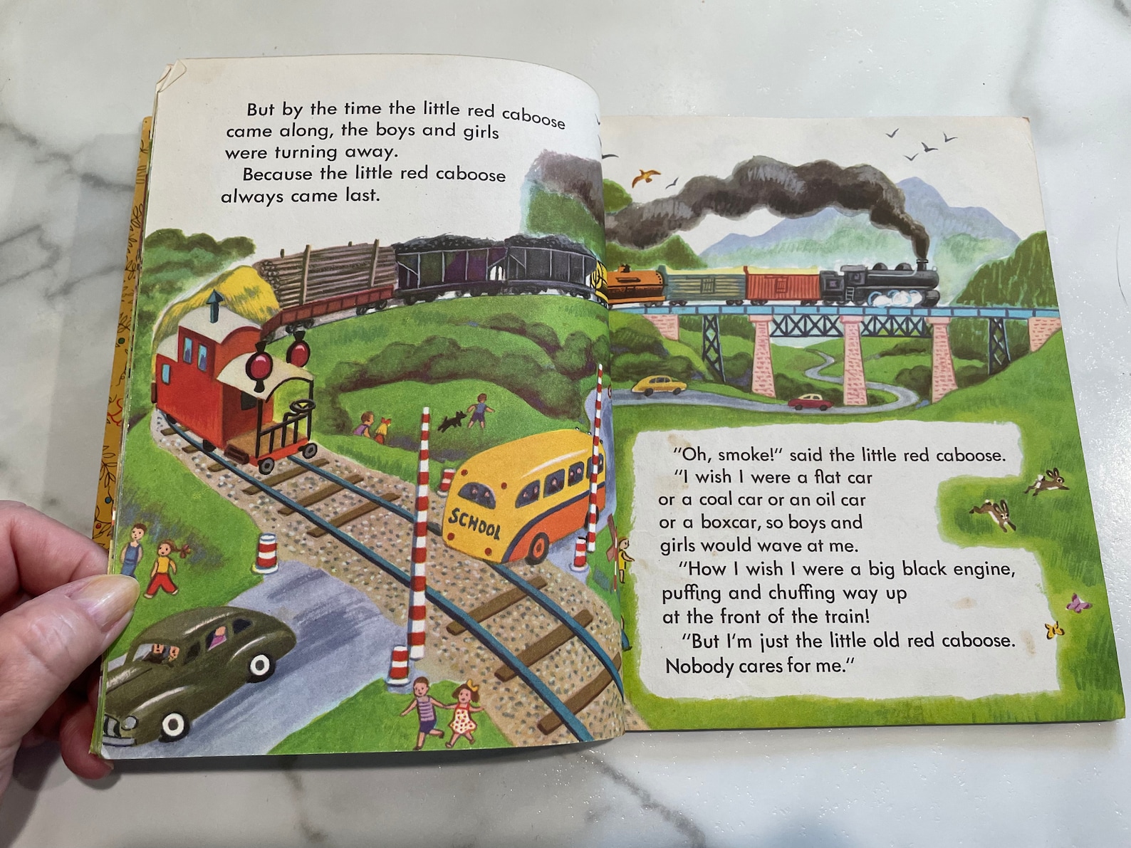 1953 the Little Red Caboose Little Golden Book A 1st Edition - Etsy