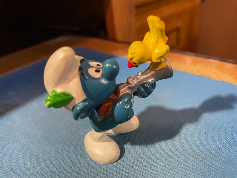 1978 Smurf Hunter PVC Toy Figurine - Etsy