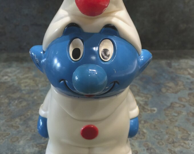 1982 Wind up Walking Musical Smurf by Illco Plays " Mary Had A Little ...