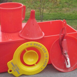 Vintage Red Plastic Kitchen Collectibles Large Quantity 1950's - Etsy