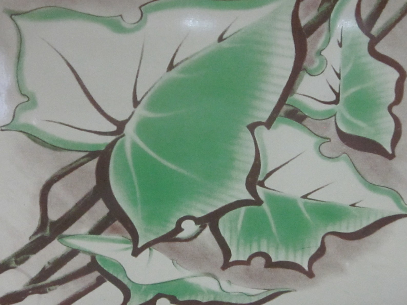 Tin Lithograph TV Trays With Ivy Leafs Qty of 6 Trays 1950 Era - Etsy