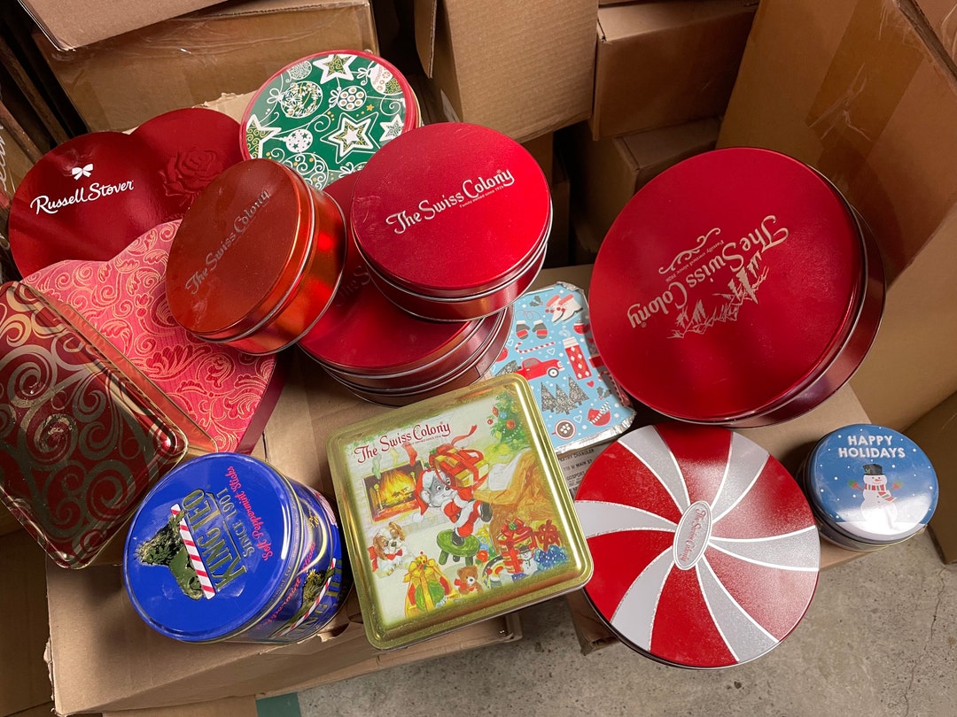 18 Assorted Candy Metal Tins Etc. - Etsy