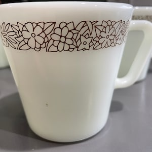 Pyrex Woodland Coffee Cup With D Handle (set of 5) 1970's - Etsy