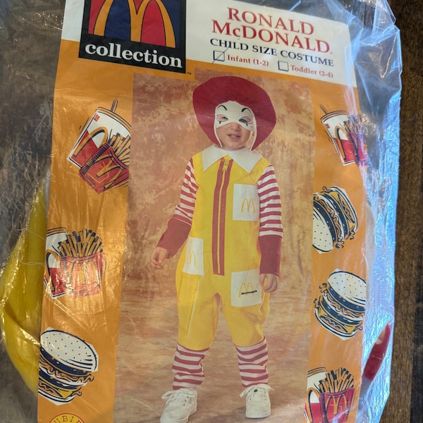 Ronald Mcdonalds Costume - Etsy
