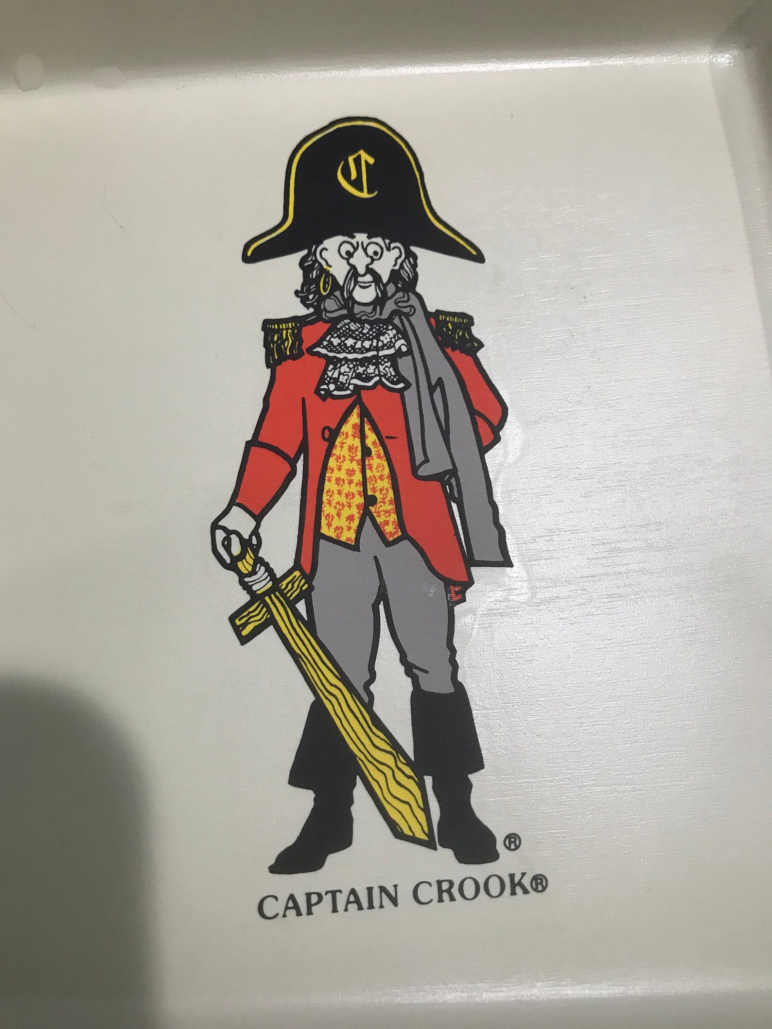 1970's McDonalds Captain Crook Character Cup and Food Tray | Etsy