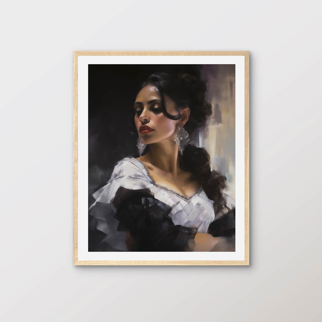 High-resolution Fine Art Print, Printable Wall Art, Portrait of a ...