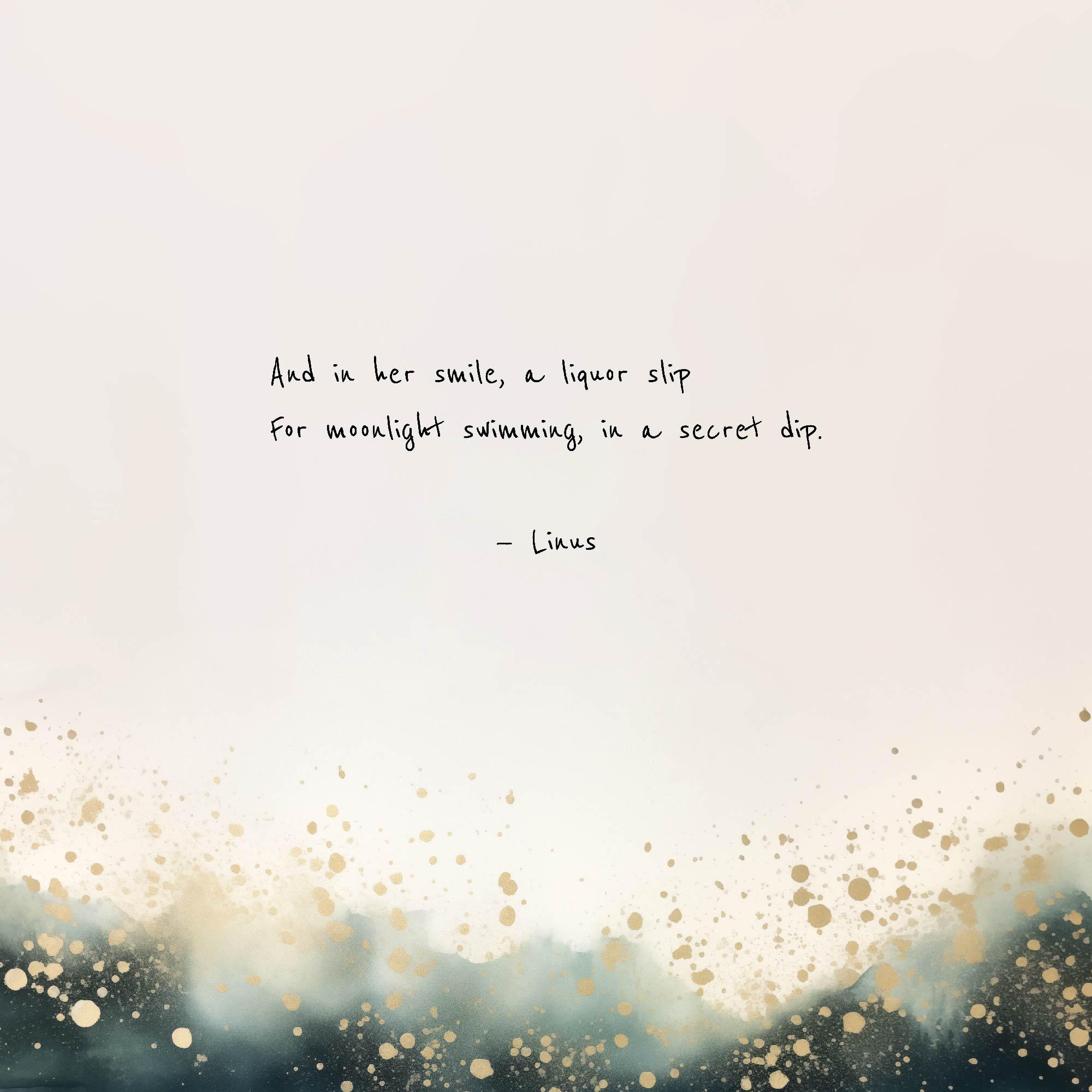 Poetry Art, Original Poem by Linus With Watercolour Painting ...
