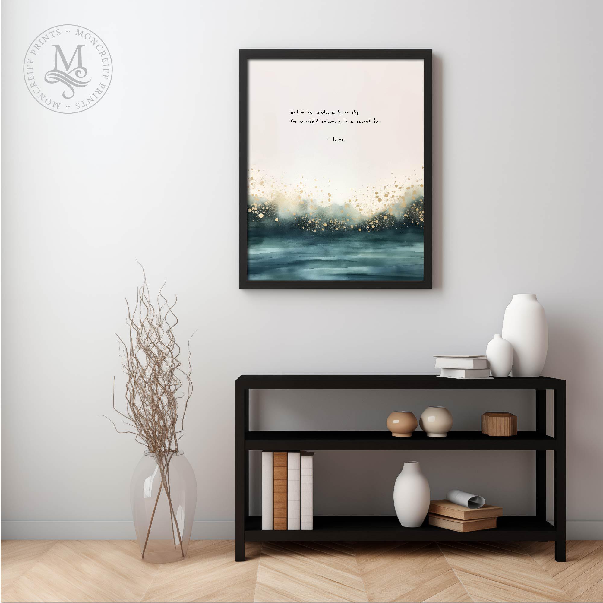 Poetry Art Print: Linus Poem, Watercolor Painting (digital Download ...
