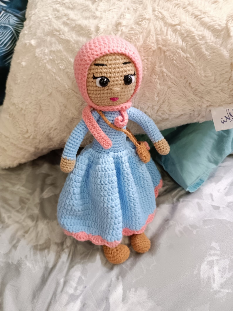 Crochet Hijab Doll, Amigurumi Muslim Doll, Ramadan Gift, Muslim Gift ...