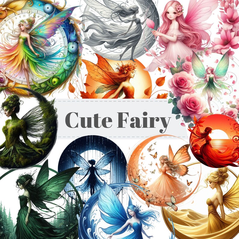 260 Cute Fairy Designs Svg Bundle, Inside Out Svg Fairy Clipart ...