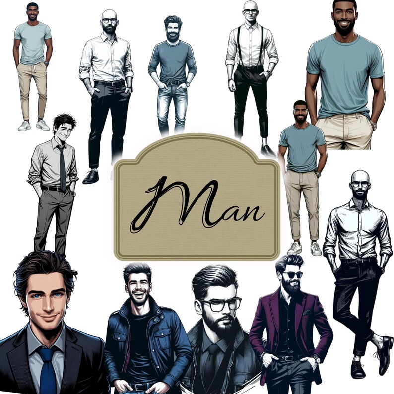 320 Man Designs Svg Bundle, Inside Out Svg Mans Clipart, Cute Instant ...